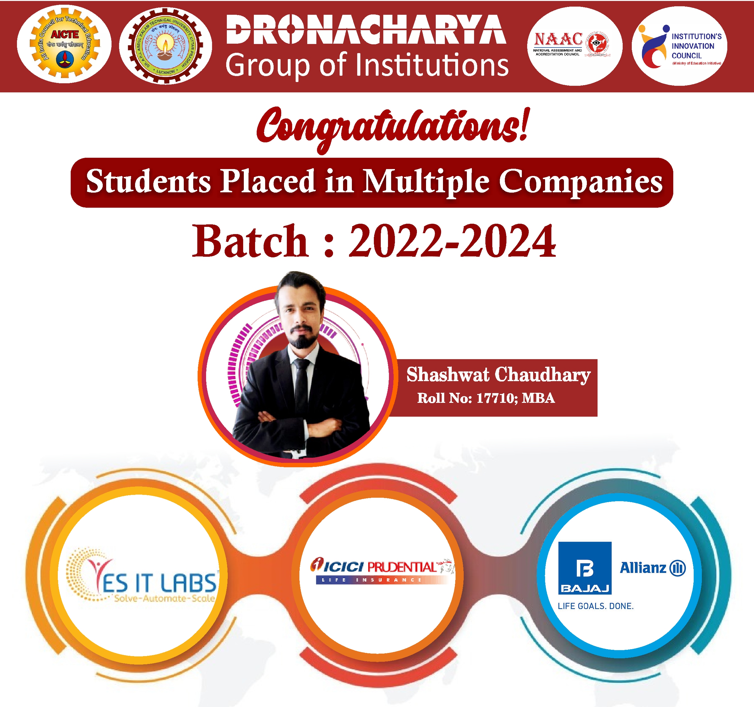 Multiple Placement | Dronacharya Group of Institutions in Greater Noida